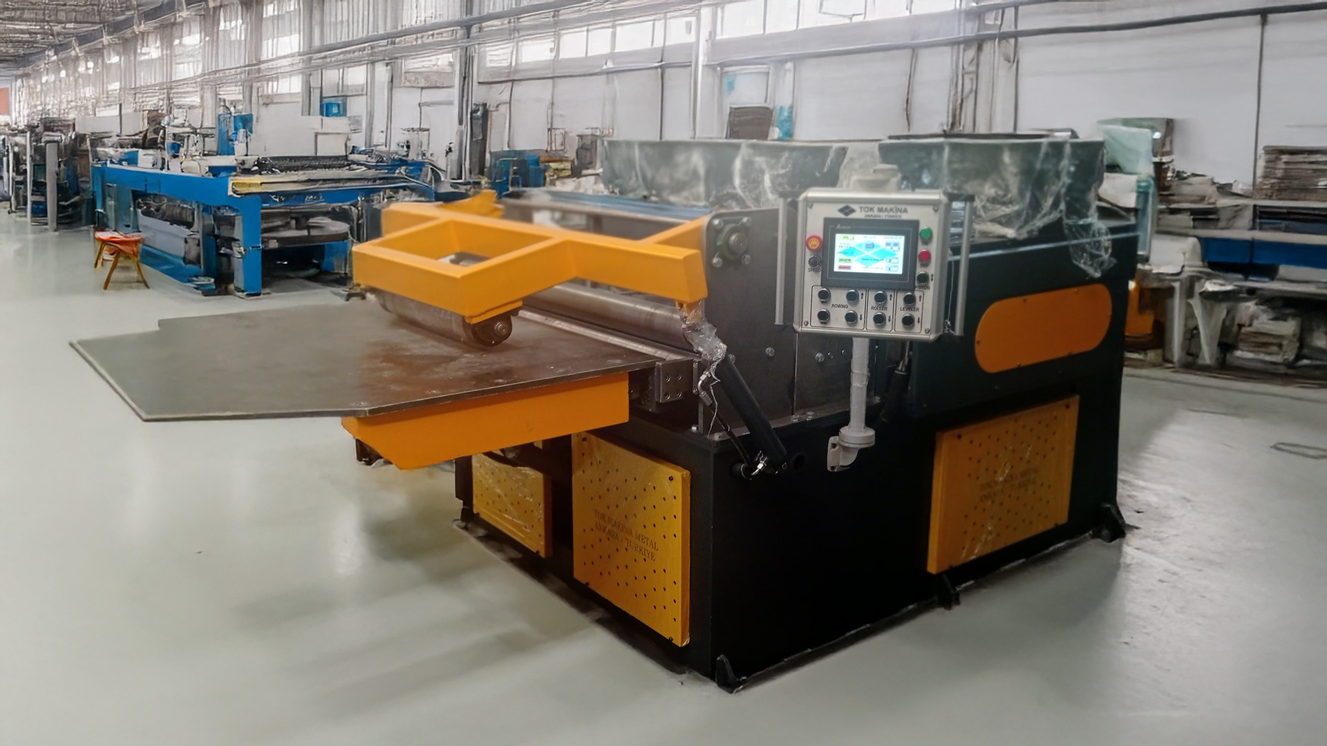 Sheet Metal Straightening (Pre-Straightening) Machines | Tok Makina